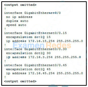 Consulte la ilustración. De acuerdo con el resultado del comando show ...