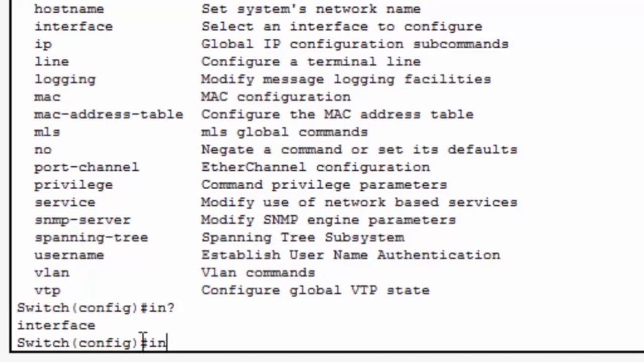 CCNA 1 Versión 7: Módulo 2 - Configuración básica de switches y terminales