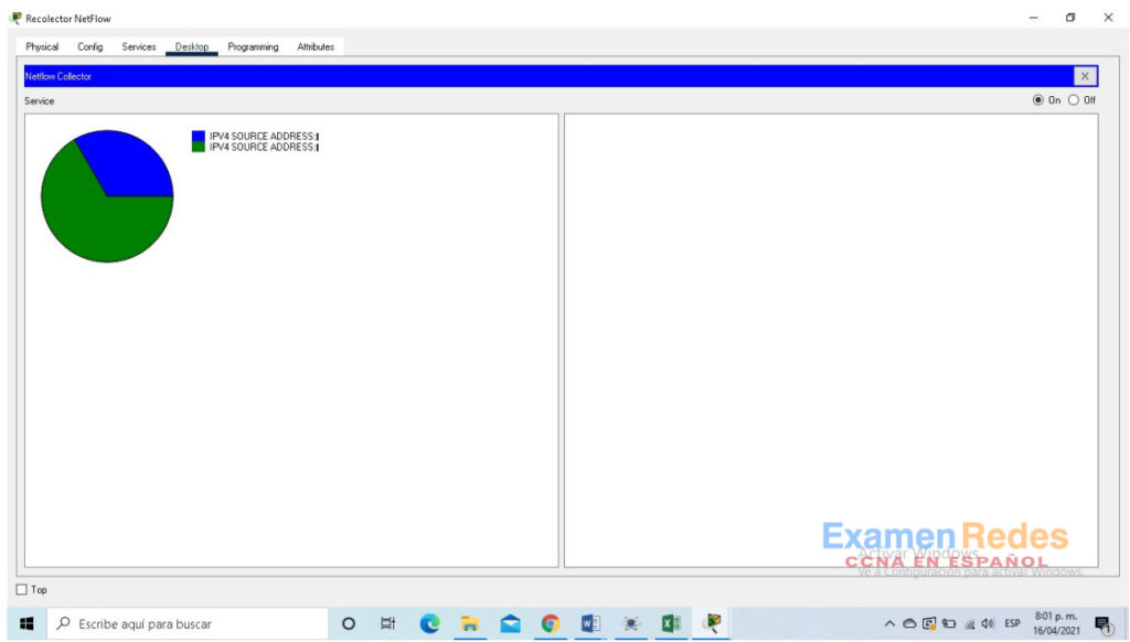 25.3.10 Packet Tracer: Explorar una implementación de NetFlow