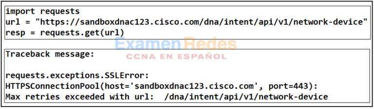 Examen final del curso - DevNet Associate respuestas
